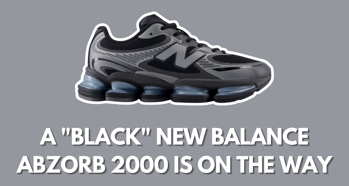 A Legacy in Every Step: The New Balance ABZORB 2000 U2000EA "Black ...